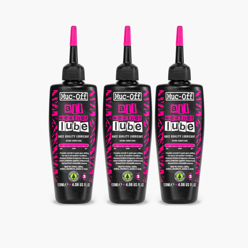 3 x All Weather Lube 120ml | Muc-Off USA