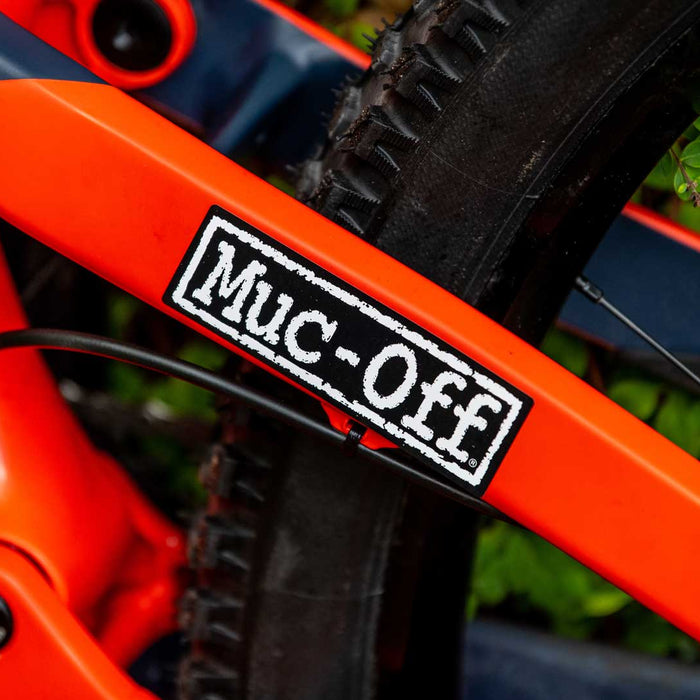 Small Muc-Off Black & White Sticker | Muc-Off USA